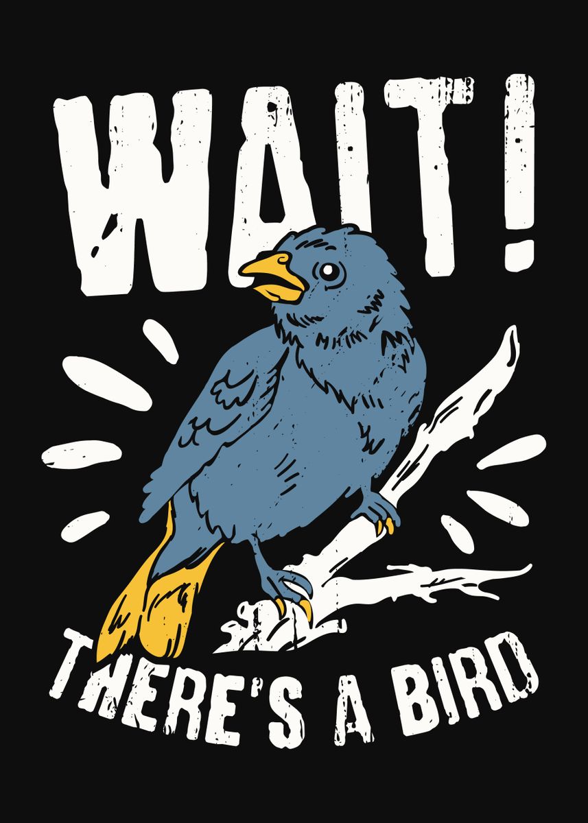 'Birdwatching Design ' Poster, picture, metal print, paint by Marcel ...