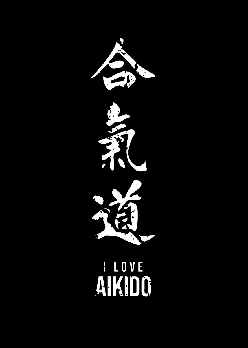 'Aikido' Poster, picture, metal print, paint by dr3designs | Displate