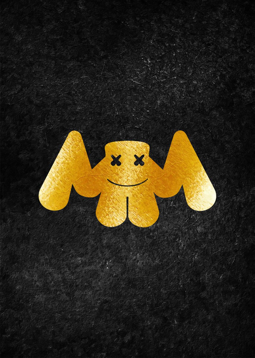 'marshmello' Poster by Bestselling Music Posters | Displate