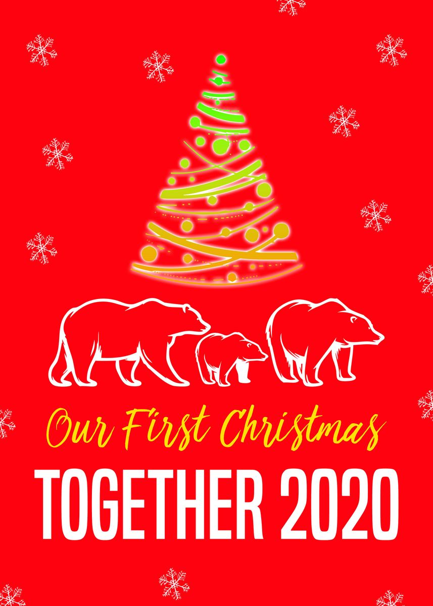 'Christmas Together 2020' Poster by Decoratier Qwerdenker | Displate