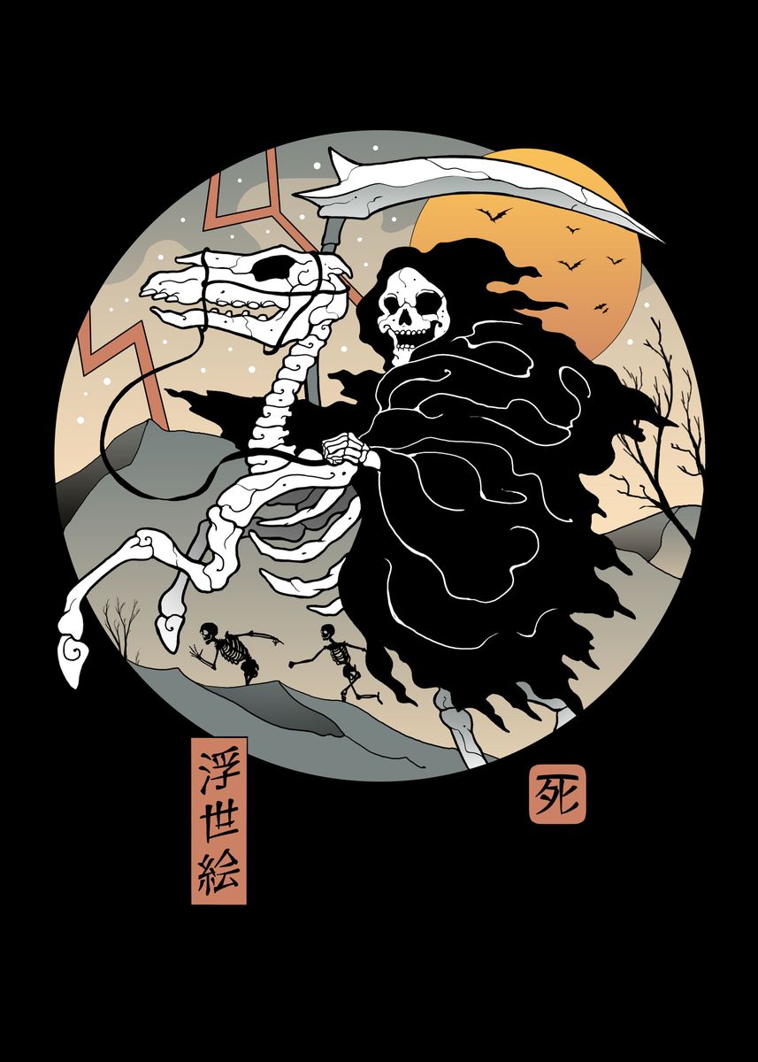 'Crossing Death' Poster, picture, metal print, paint by vp trinidad ...