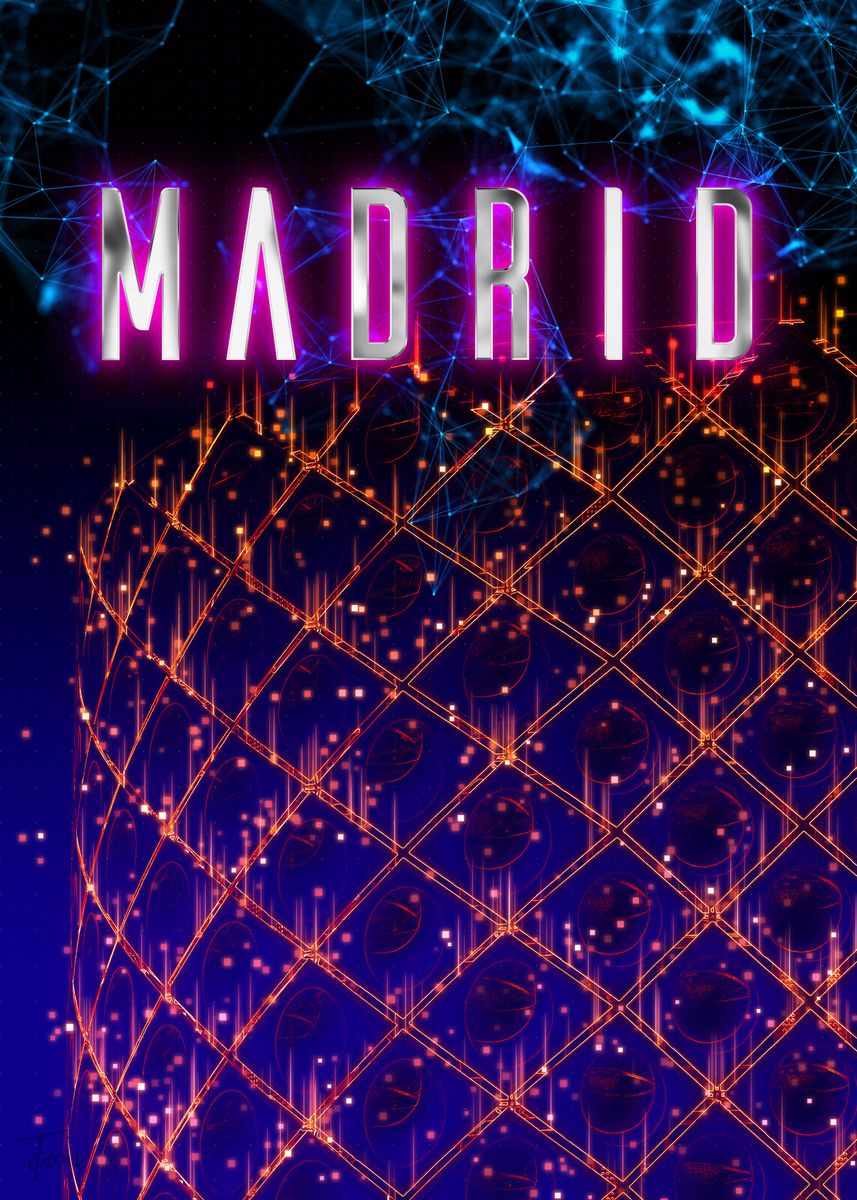 'Madrid' Poster by Petra Rommelfanger | Displate