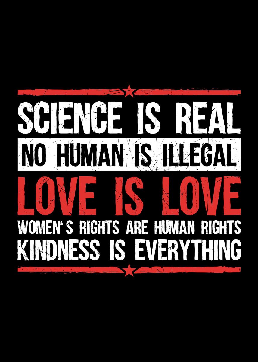 'Against Racism Gifts' Poster, picture, metal print, paint by TW Design ...