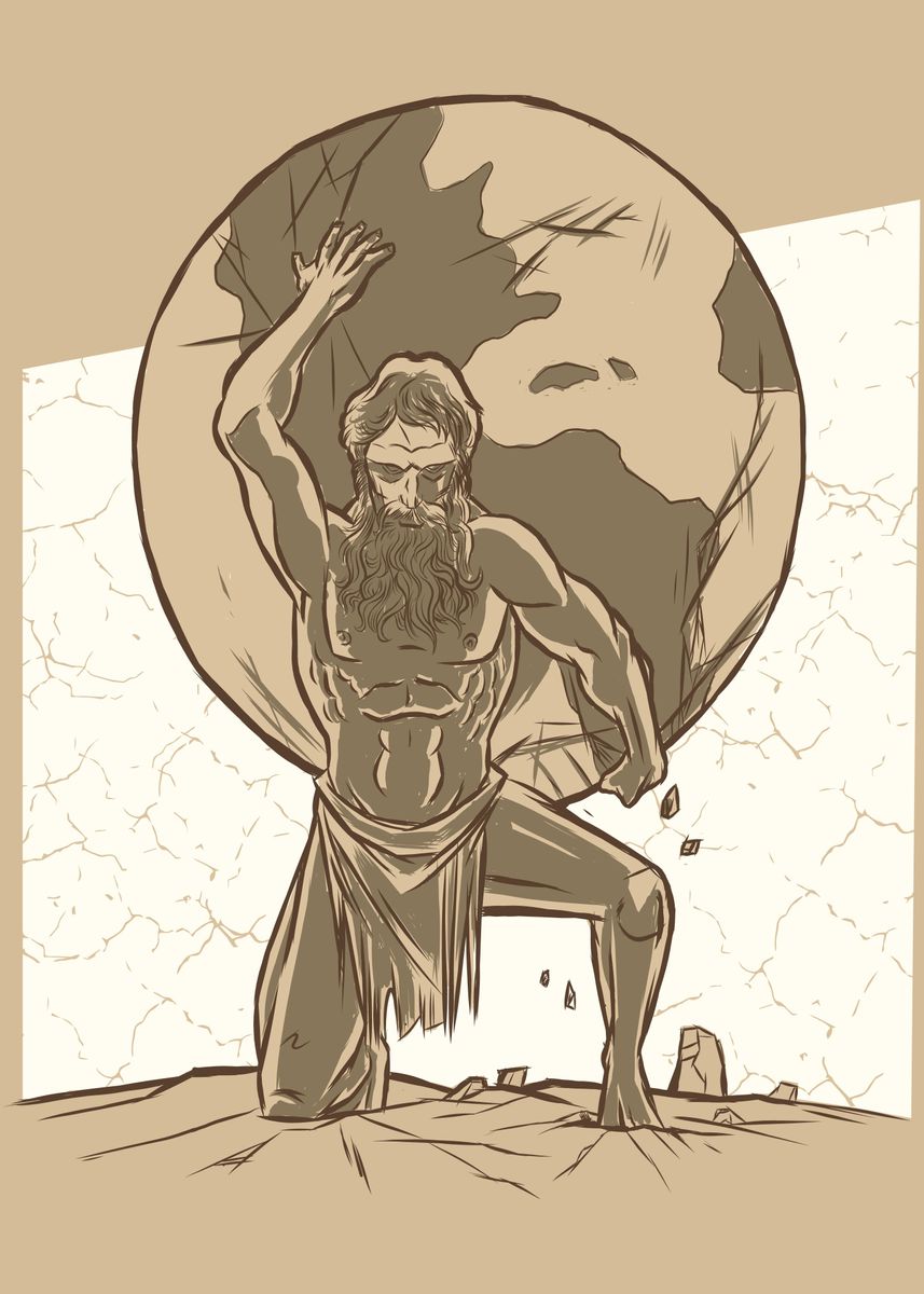 'ATLAS' Poster by Bombdesign | Displate