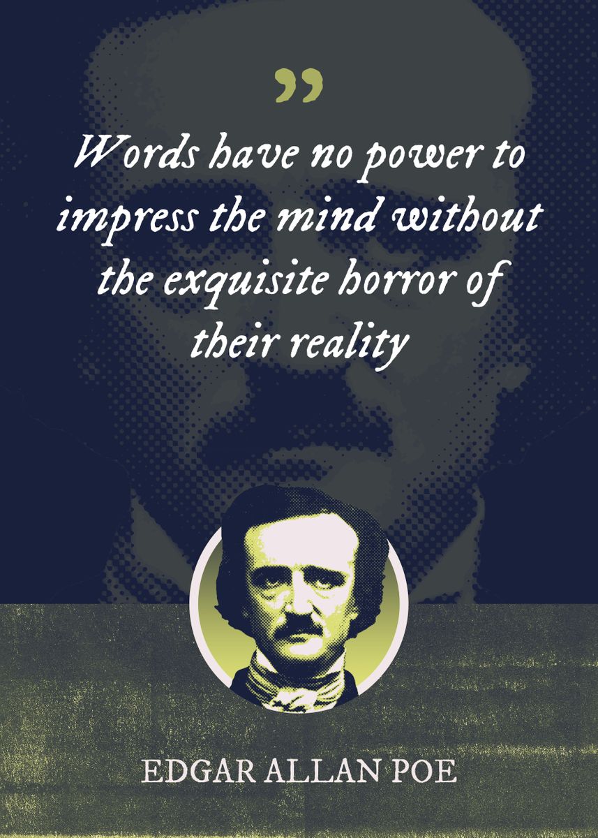'Words have no power to' Poster, picture, metal print, paint by ...