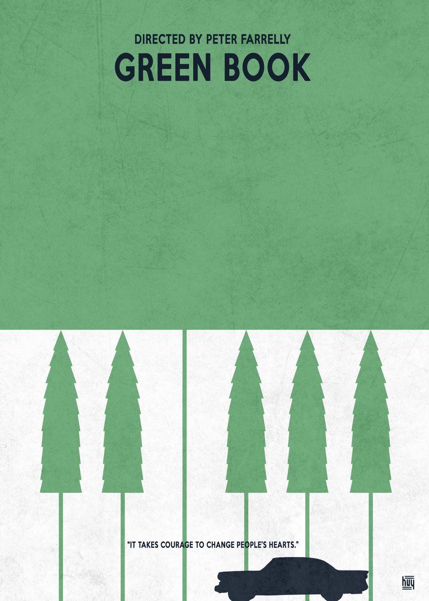 'Green Book' Poster, picture, metal print, paint by 8UY Design | Displate