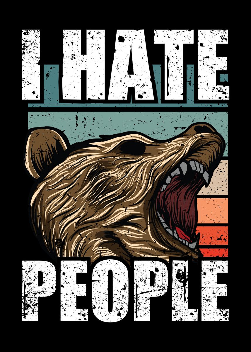 'Funny Gifts I Hate' Poster, picture, metal print, paint by ZS C O M M ...