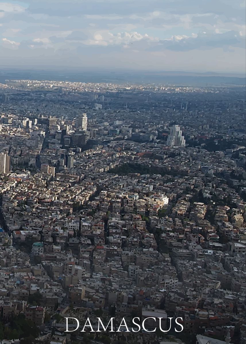 'Damascus ' Poster, picture, metal print, paint by M Art | Displate