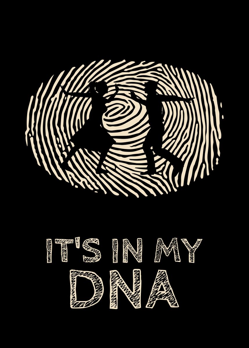 'Lindy Hop Its In My DNA' Poster, picture, metal print, paint by ...