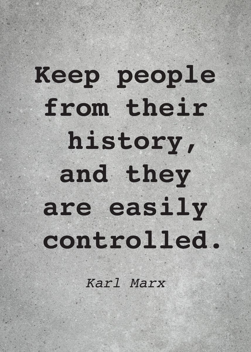 'Karl Marx Quote L002' Poster, picture, metal print, paint by Go Fonix ...