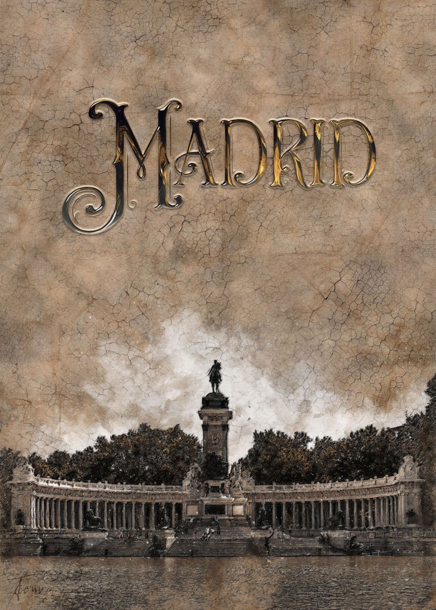 'Madrid' Poster by Petra Rommelfanger | Displate