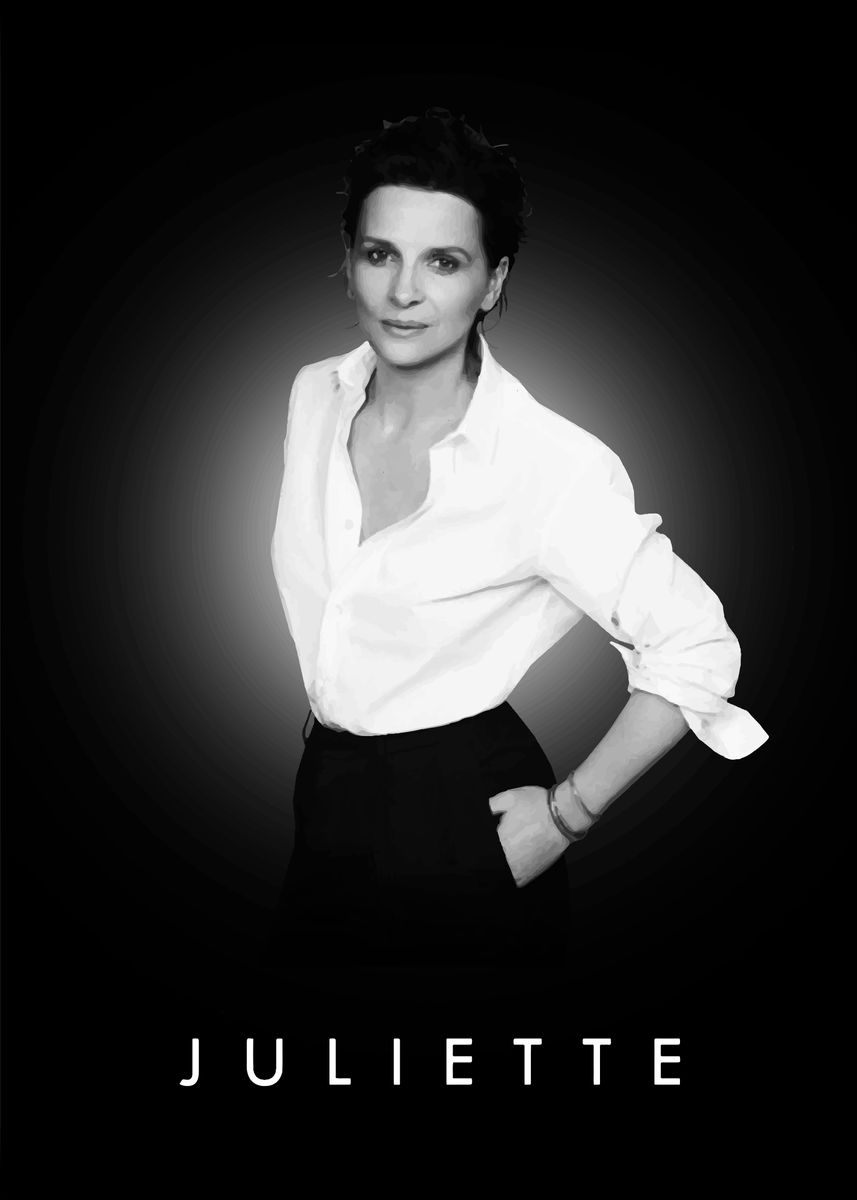 'Juliette Binoche' Poster by Bo Kev | Displate