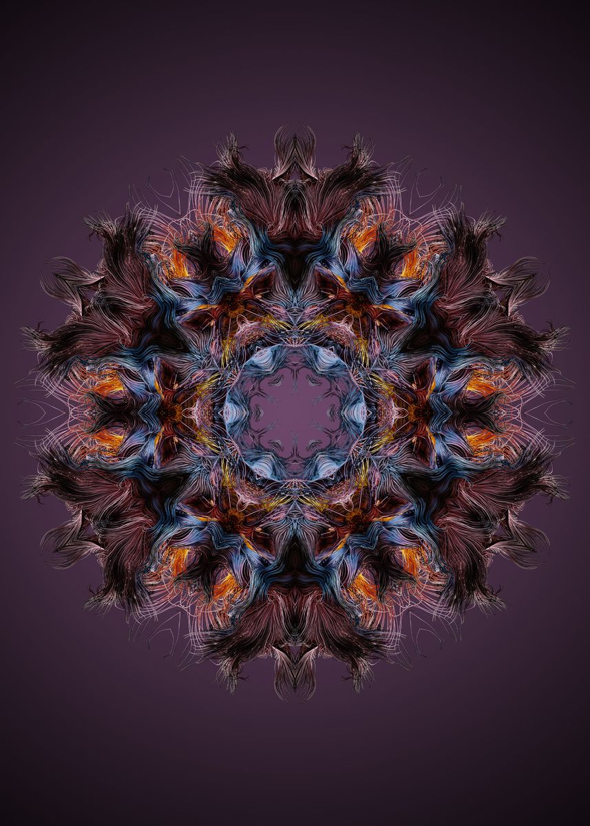 'Mandala 11' Poster by Chaotic Lines | Displate