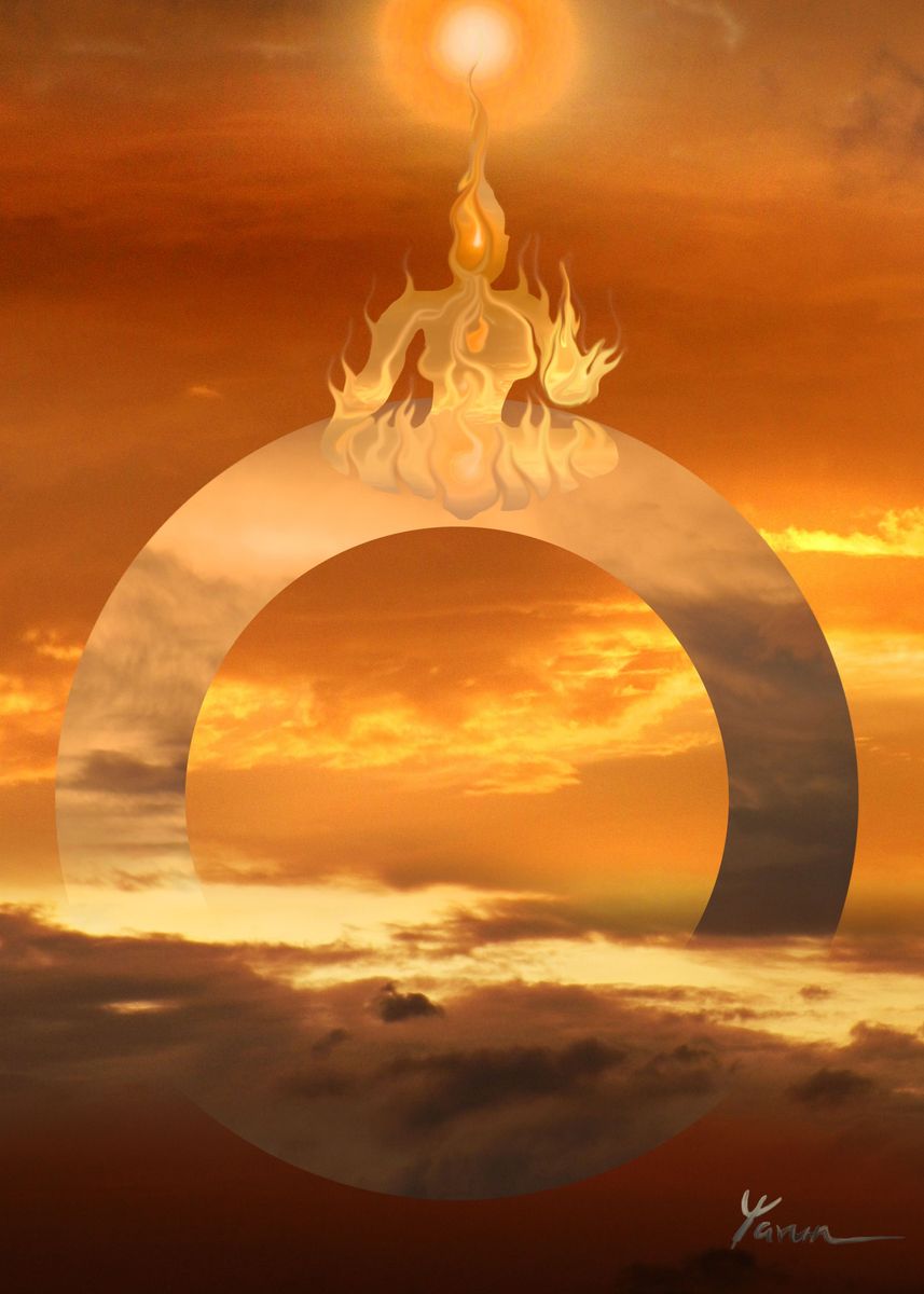 'Goddess Circle ' Poster, picture, metal print, paint by Tarun Cherian ...