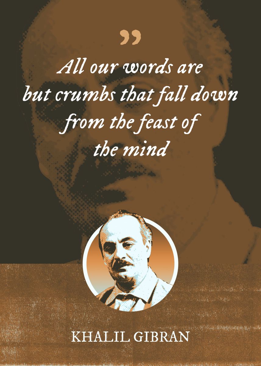 'All our words are but' Poster, picture, metal print, paint by Syahrasi ...