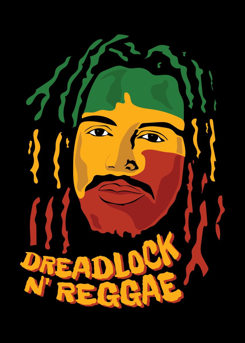 'Dreadlocks n Reggae' Poster by MzumO | Displate