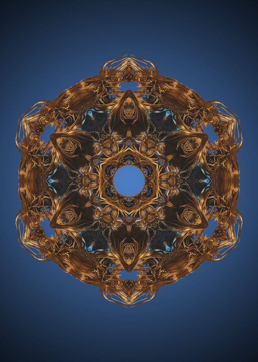 'Mandala 15' Poster by Chaotic Lines | Displate