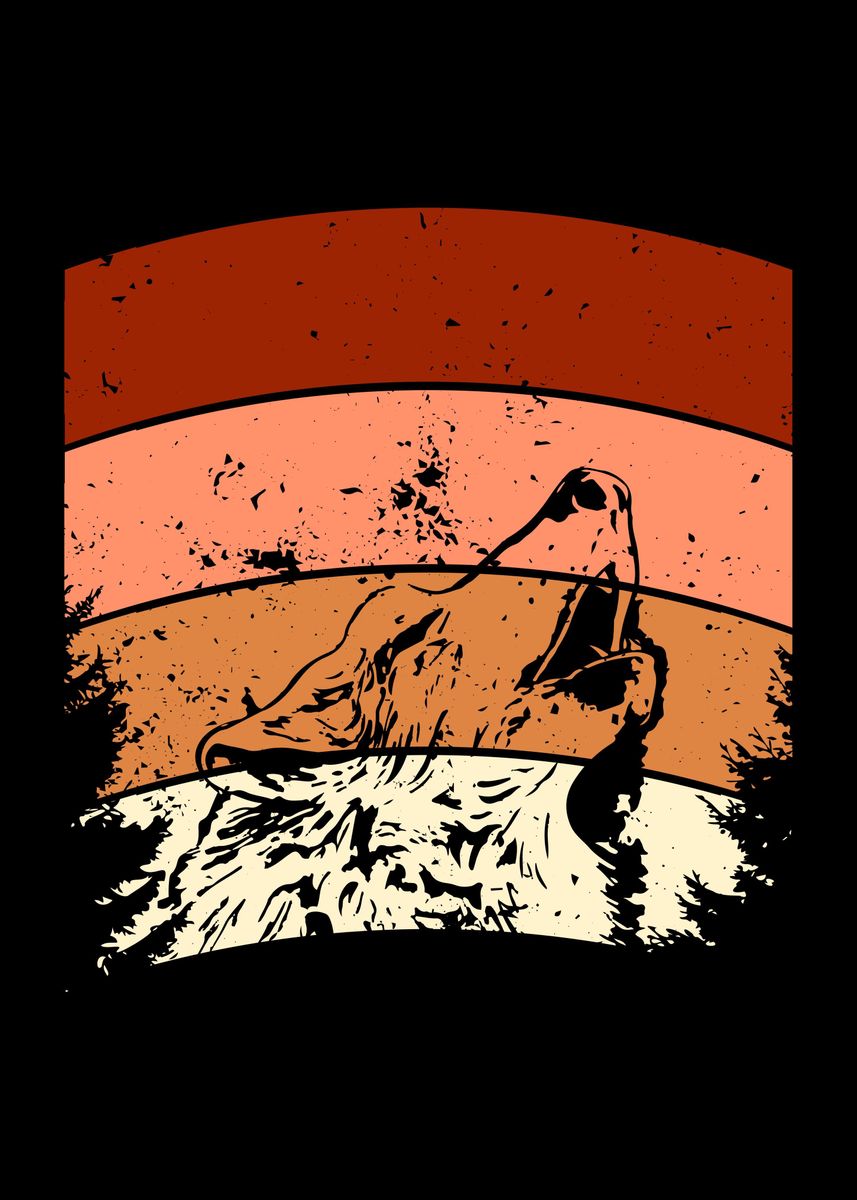 'Howl Of Wolves Howling' Poster, picture, metal print, paint by ...