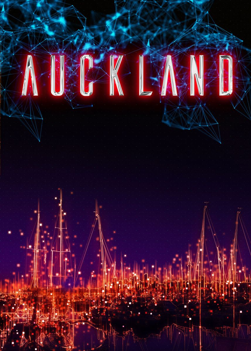'Auckland' Poster by Petra Rommelfanger | Displate