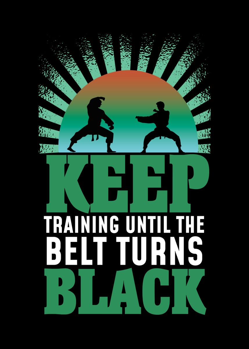 'Training Makes Perfect' Poster, picture, metal print, paint by ...