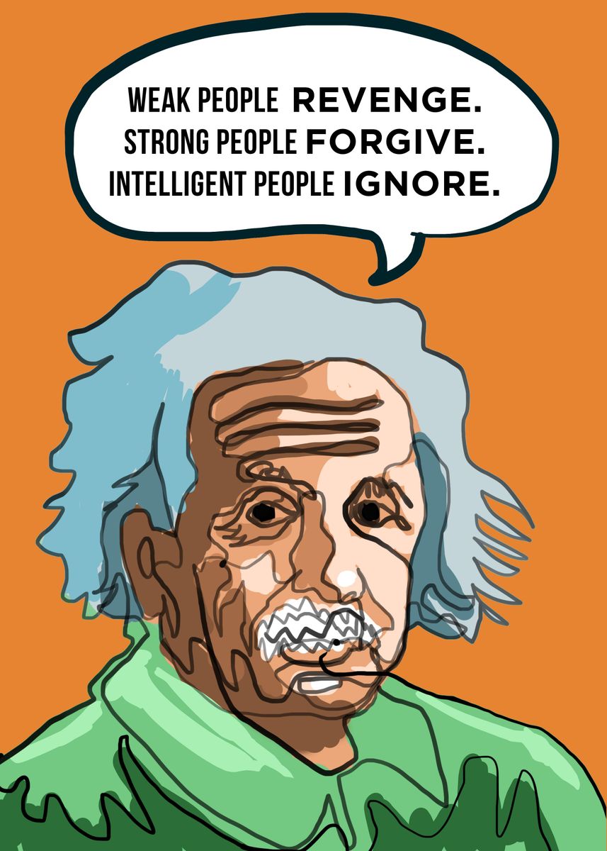 'abstract albert einstein' Poster, picture, metal print, paint by Eki D ...