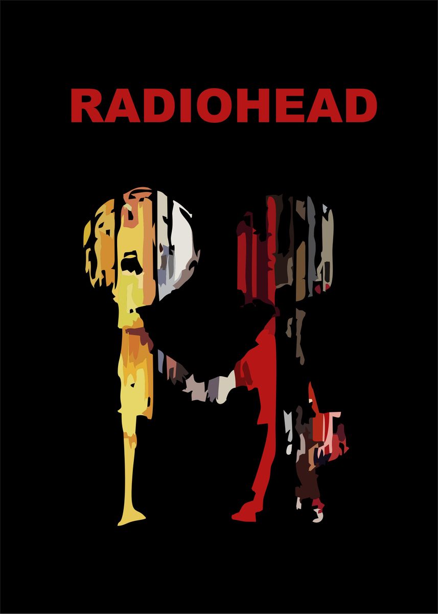 'Radiohead ' Poster, picture, metal print, paint by Green Goblin | Displate