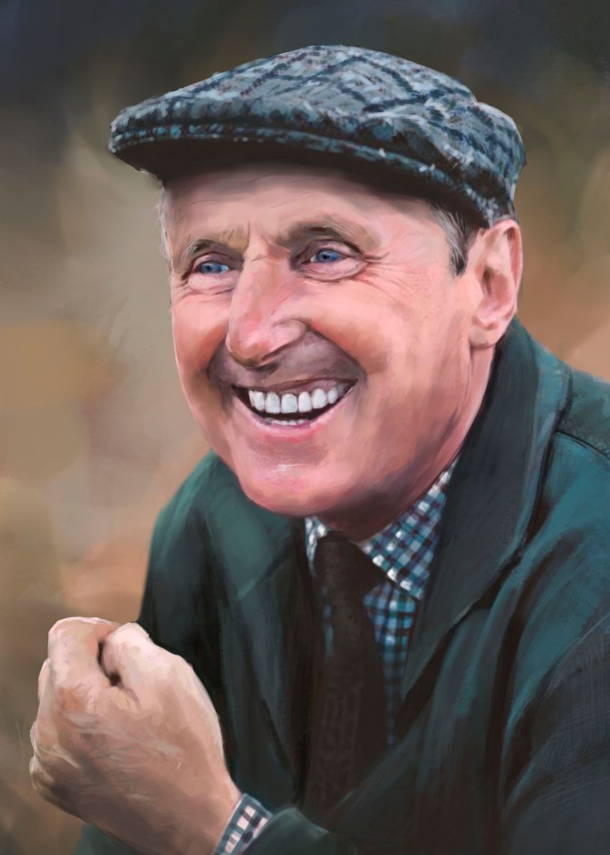 'Bourvil Andre Robert Raim' Poster, picture, metal print, paint by ...