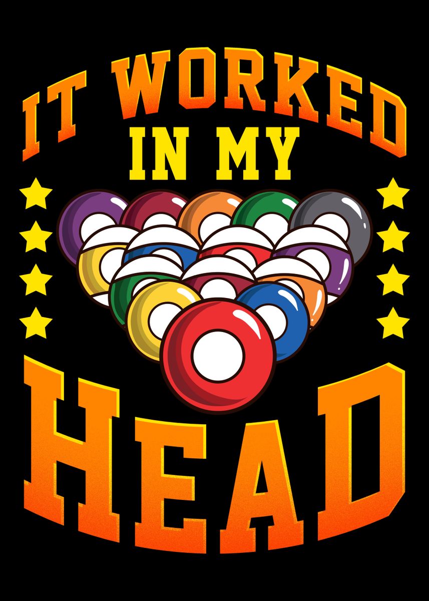 'In My Head' Poster, picture, metal print, paint by Monster Designs ...