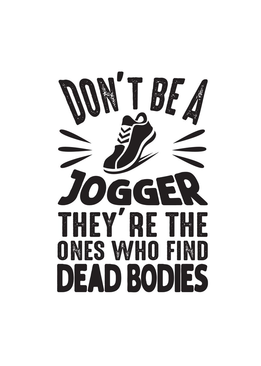 'Jogger Running' Poster, picture, metal print, paint by Beone Digital ...