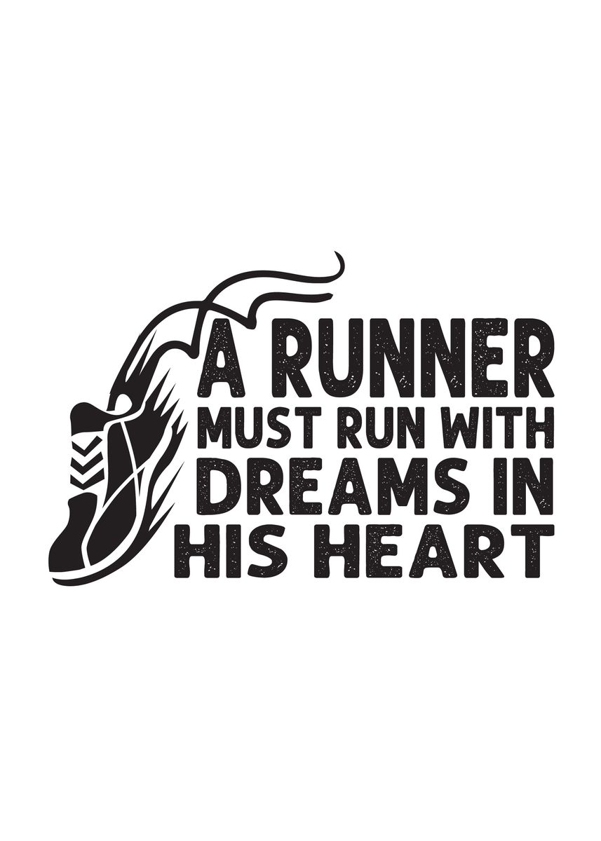 'Dream Running' Poster, picture, metal print, paint by Beone Digital ...