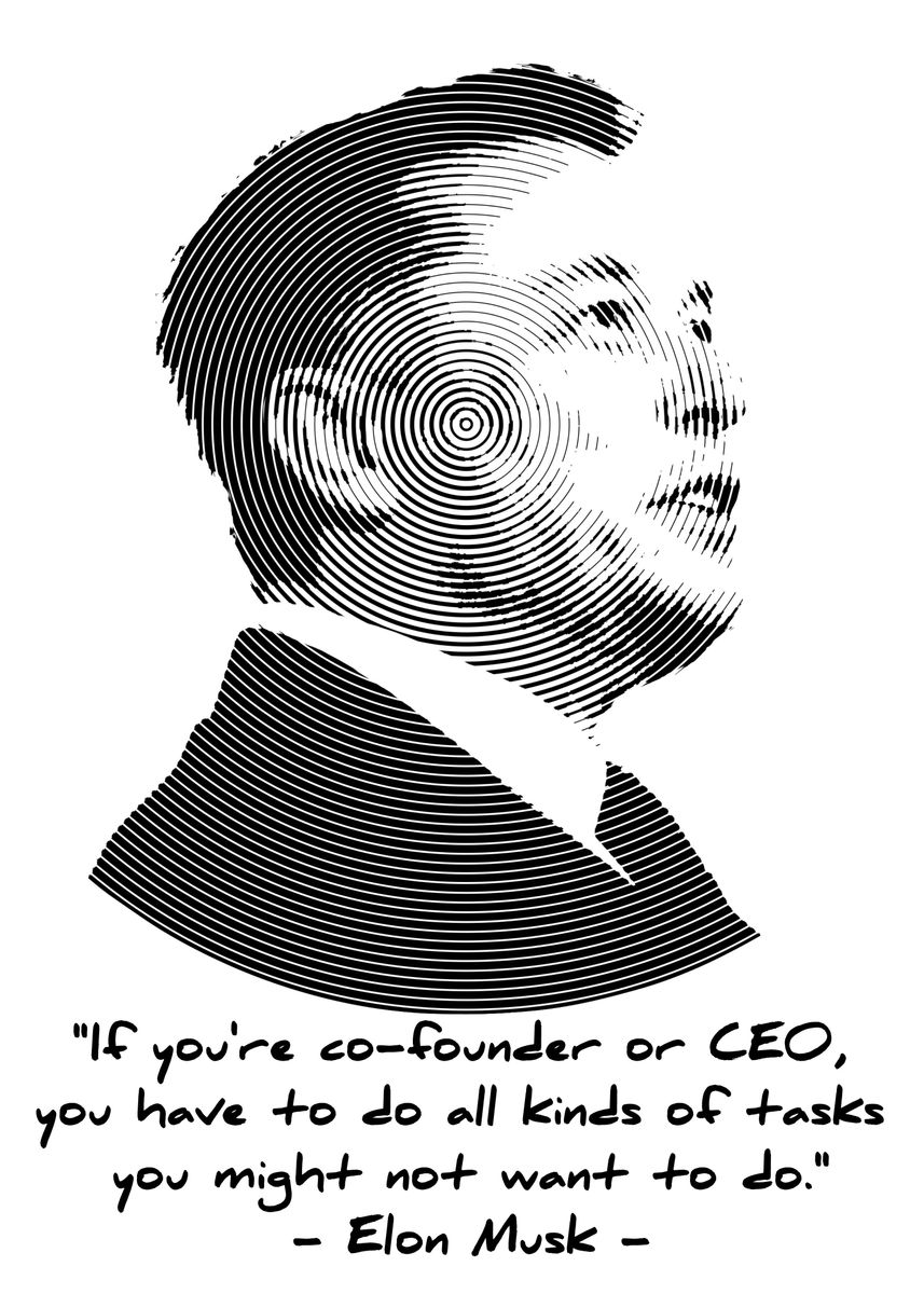'elon musk' Poster by Sevin Yoga | Displate