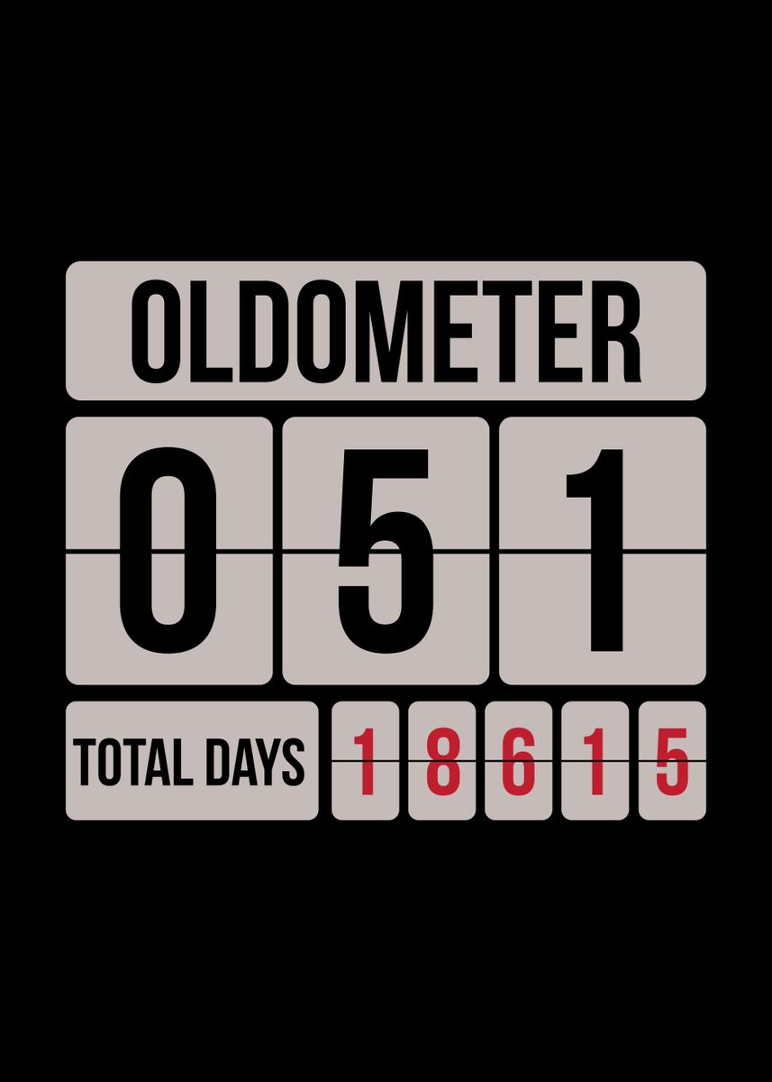 'Oldometer' Poster, picture, metal print, paint by Francois Ringuette ...