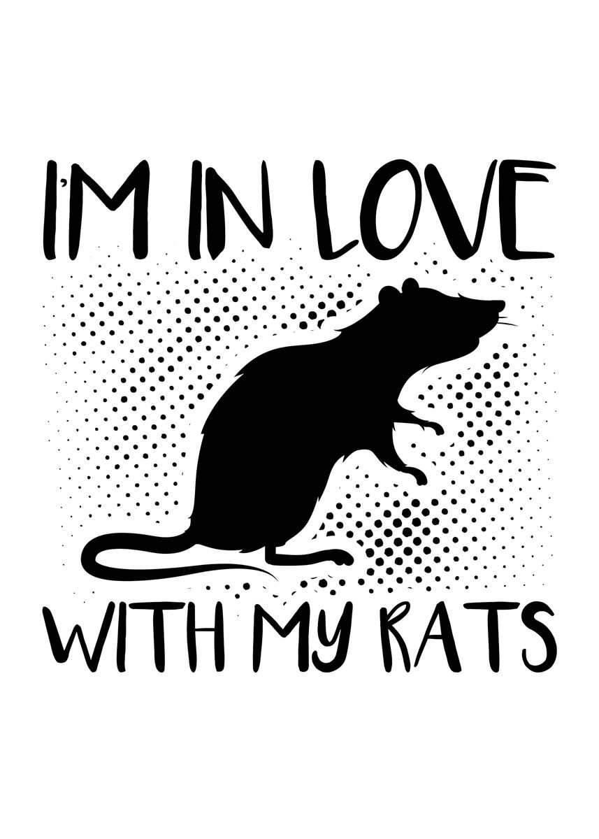 'Rats Pets Gift Idea' Poster by TW Design | Displate