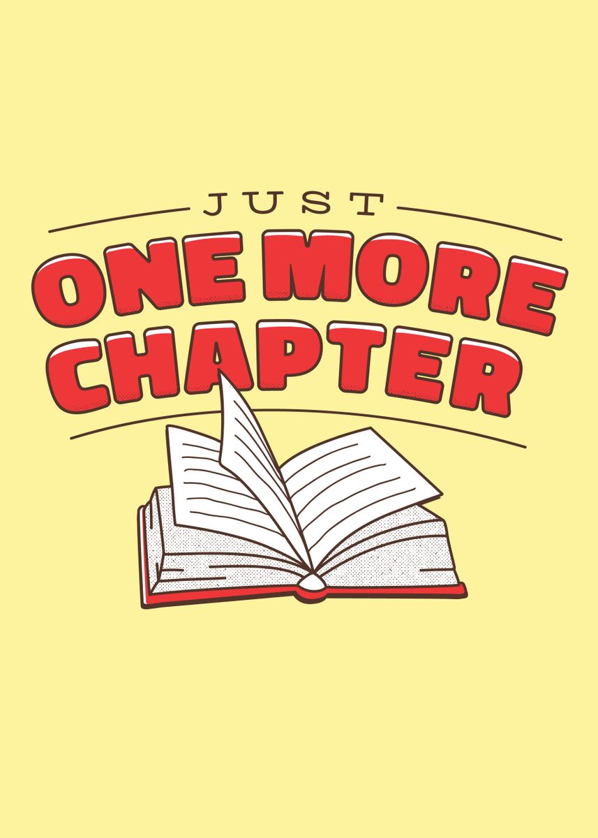 'One More Chapter Book' Poster by StonerPlates | Displate