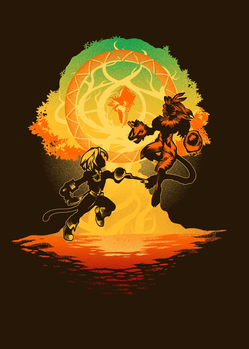 'Battle of Destiny' Poster, picture, metal print, paint by Hyper Twenty ...