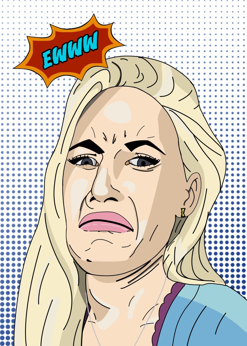 'Pop Art Disgusted' Poster, picture, metal print, paint by Florian ...