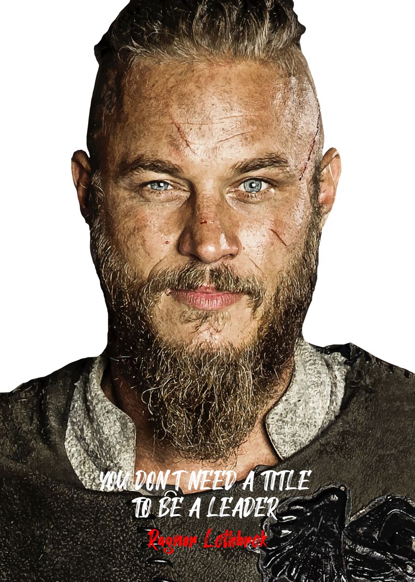'Ragnar Lothbrok' Poster, picture, metal print, paint by DesignerMind ...