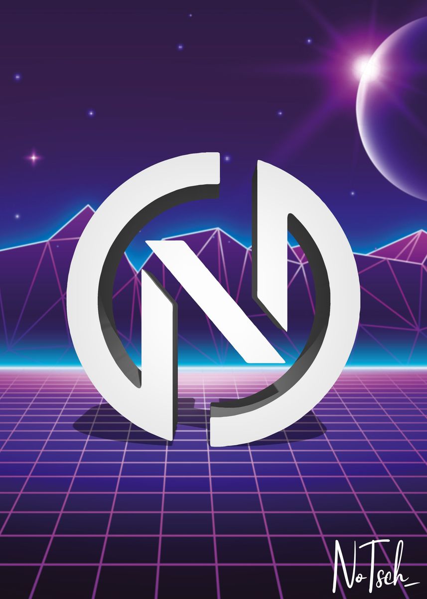 'NoTsch Retro' Poster, picture, metal print, paint by Nour Moulki ...