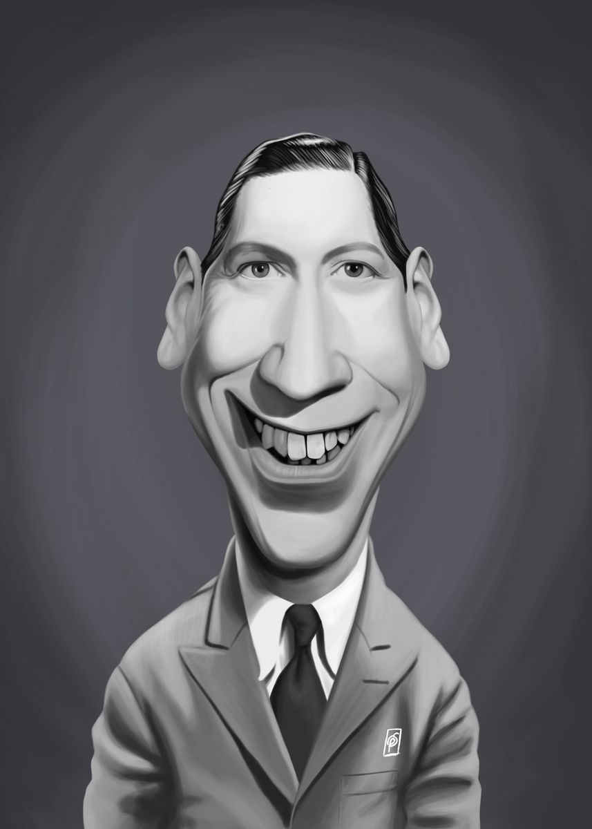 'George Formby' Poster, picture, metal print, paint by rob art ...