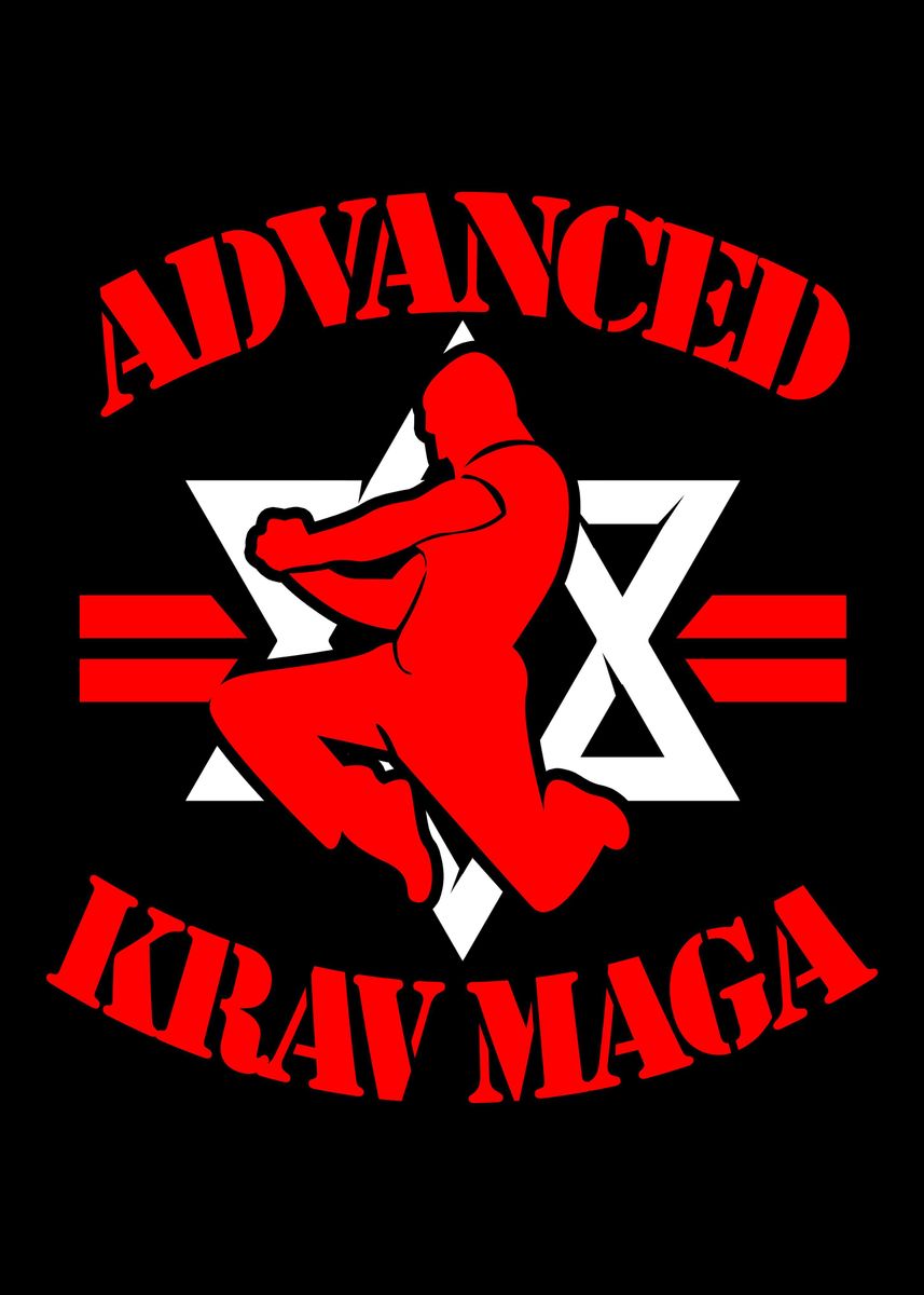 'Krav Maga Fighter' Poster, picture, metal print, paint by FunnyGifts ...