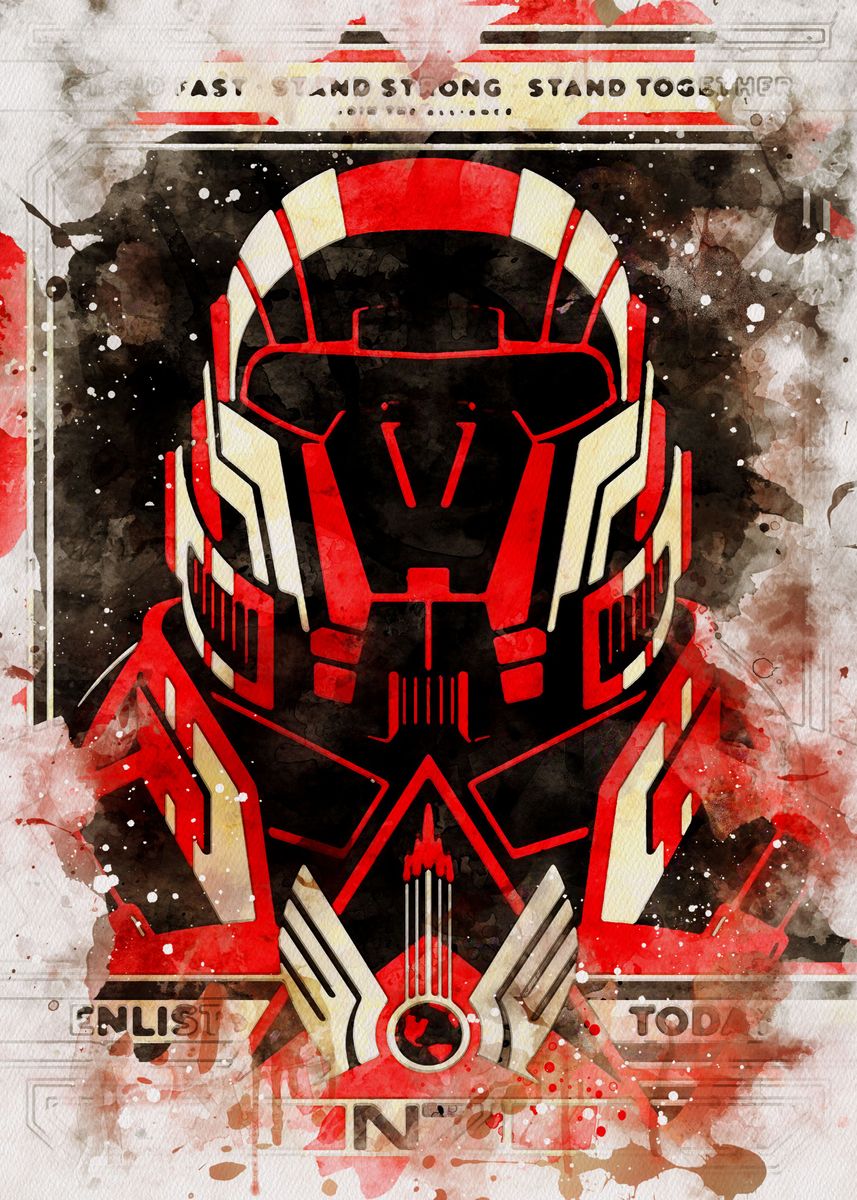 'Mass Effect' Poster by Louise Estrada | Displate