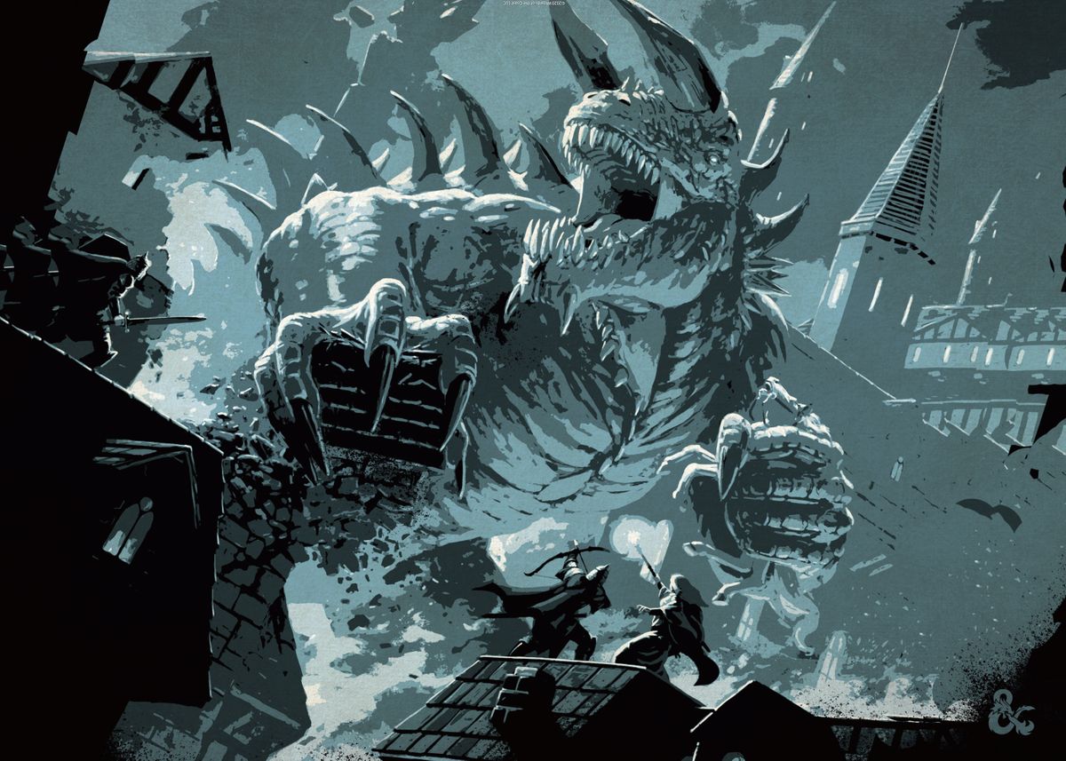 'Tarrasque' Poster by Dungeons and Dragons | Displate