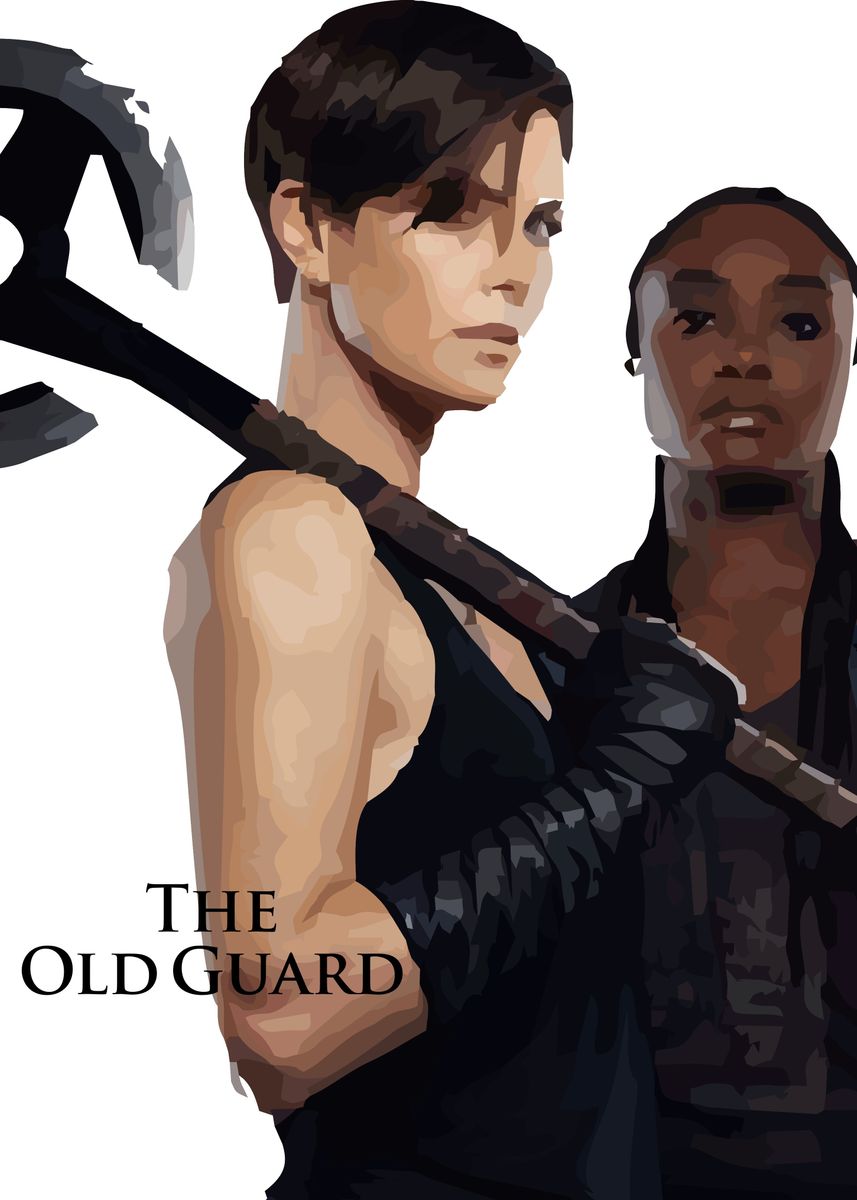 'The Old Guard Film' Poster, picture, metal print, paint by Green ...