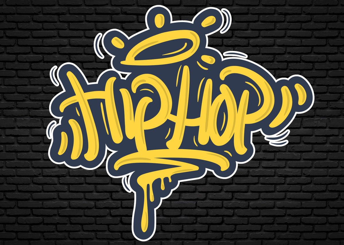 'Graffiti Hip Hop Rap' Poster by Motivation ManiaC | Displate