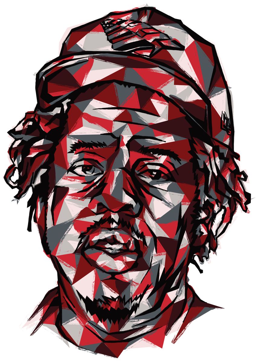 'Jigga Man Jay Z' Poster, picture, metal print, paint by NeoD | Displate