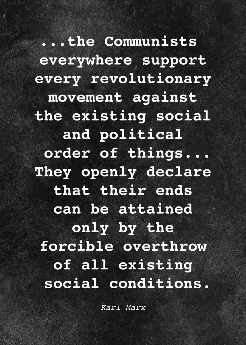 'Karl Marx Quote D006' Poster, picture, metal print, paint by Go Fonix ...