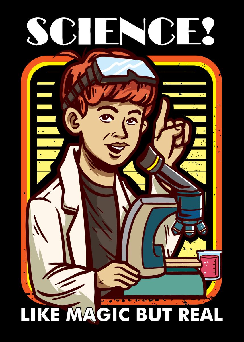 'Chemistry Science Like Mag' Poster, picture, metal print, paint by ...