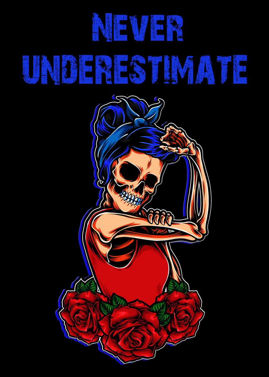 'Demon Skull Gothic Devil' Poster by Eye-Catcher | Displate