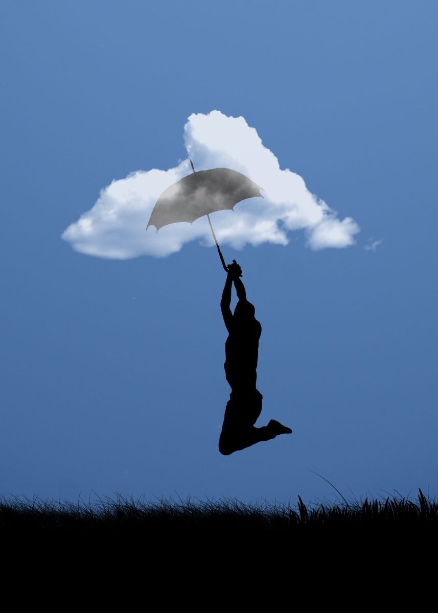 'fly away' Poster, picture, metal print, paint by Adrian Limani | Displate