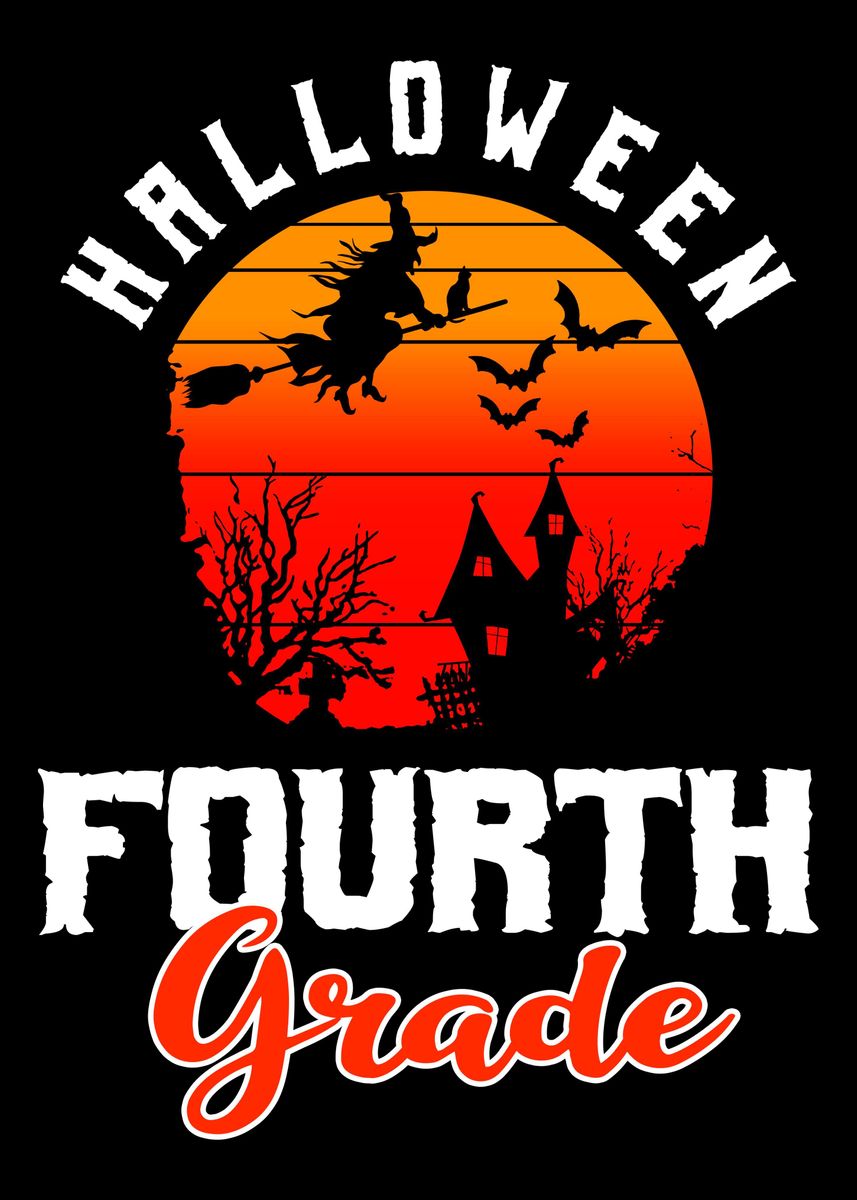 'Halloween Fourth Grade' Poster by Cooldruck | Displate
